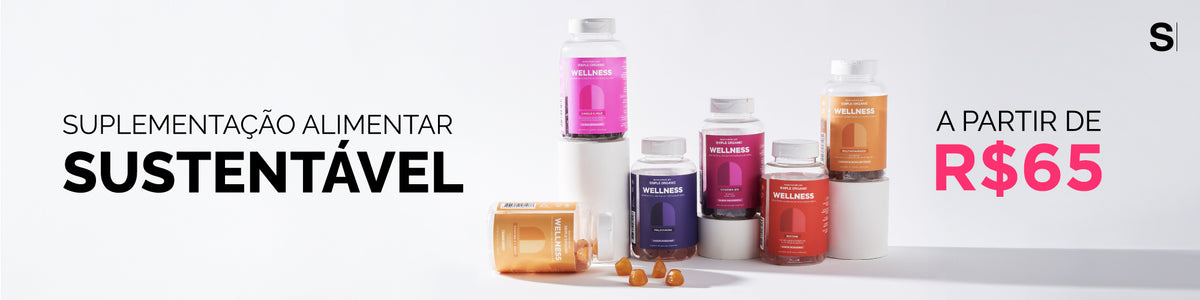 Linha Suplementos Alimentares Veganos Simple Wellness | Simple Organic